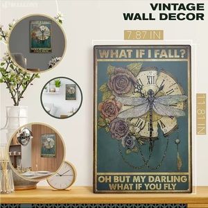 Wall Decor | What If I Fail Oh But My Darling What If You Fly Metal ...